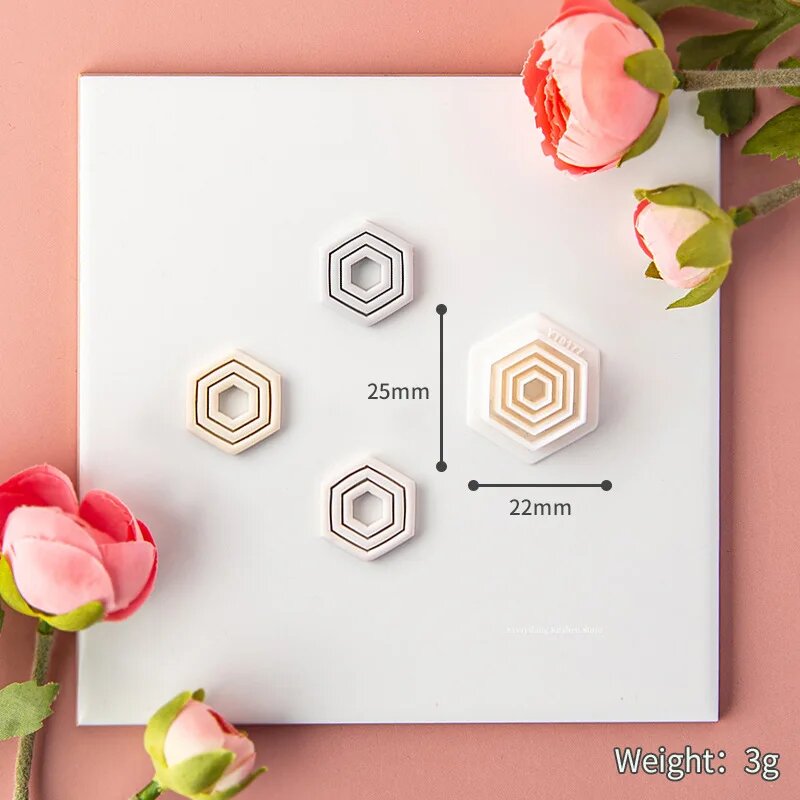 Мини-цветок, резак для полимерной глины, серьги, мягкая керамическая форма, креативный ретро-ювелирный кулон, сделай сам, глина, моделирование, инструмент для высечки