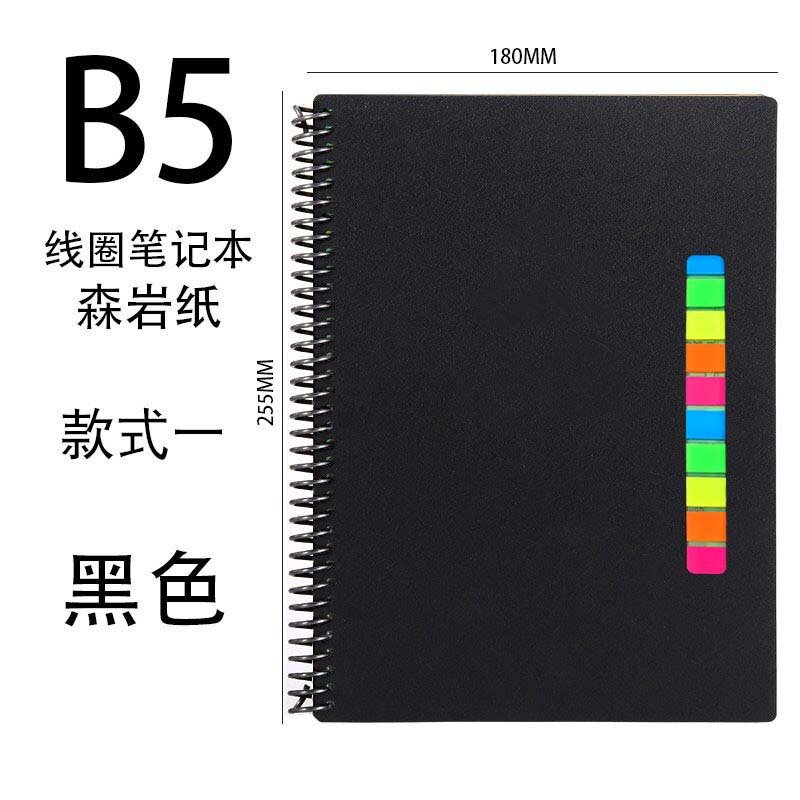 Стираемый блокнот с пружиной, многоразовый блокнот для записей, утолщенный, водонепроницаемый, из каменной бумаги Senyan, настраиваемый блокнот