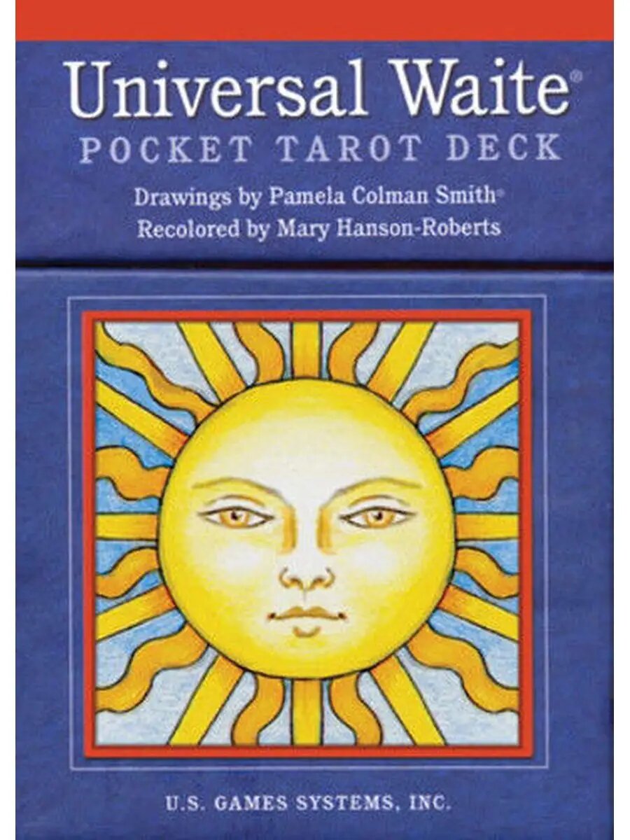 Карты Таро "Universal Waite Pocket Tarot Deck" US Games / Универсальное Таро Уэйта 63773 US Games Systems