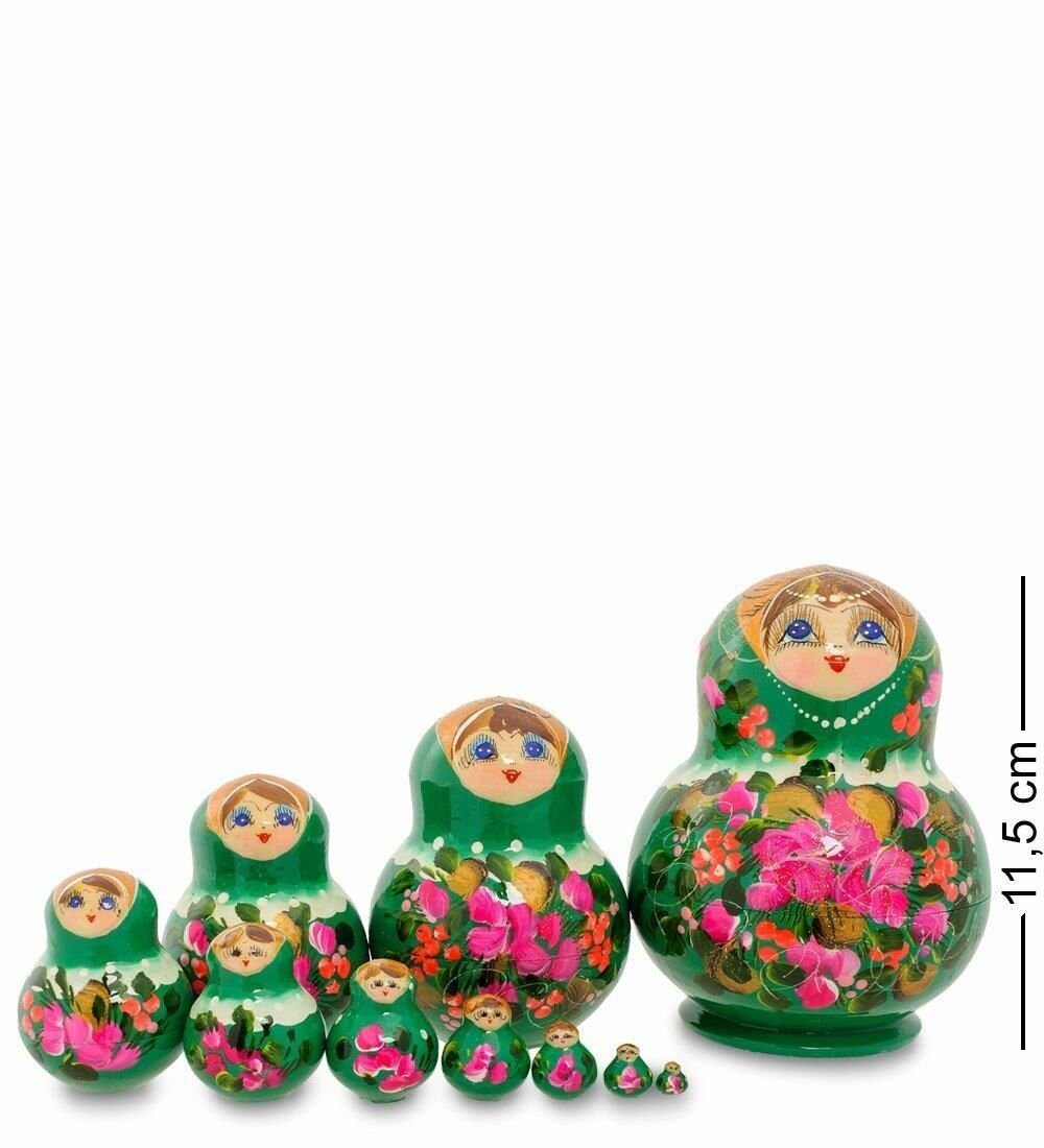 Матрешка 10м "Ульяна" A1964682 Народные промыслы, Дерево липа, краски, лак