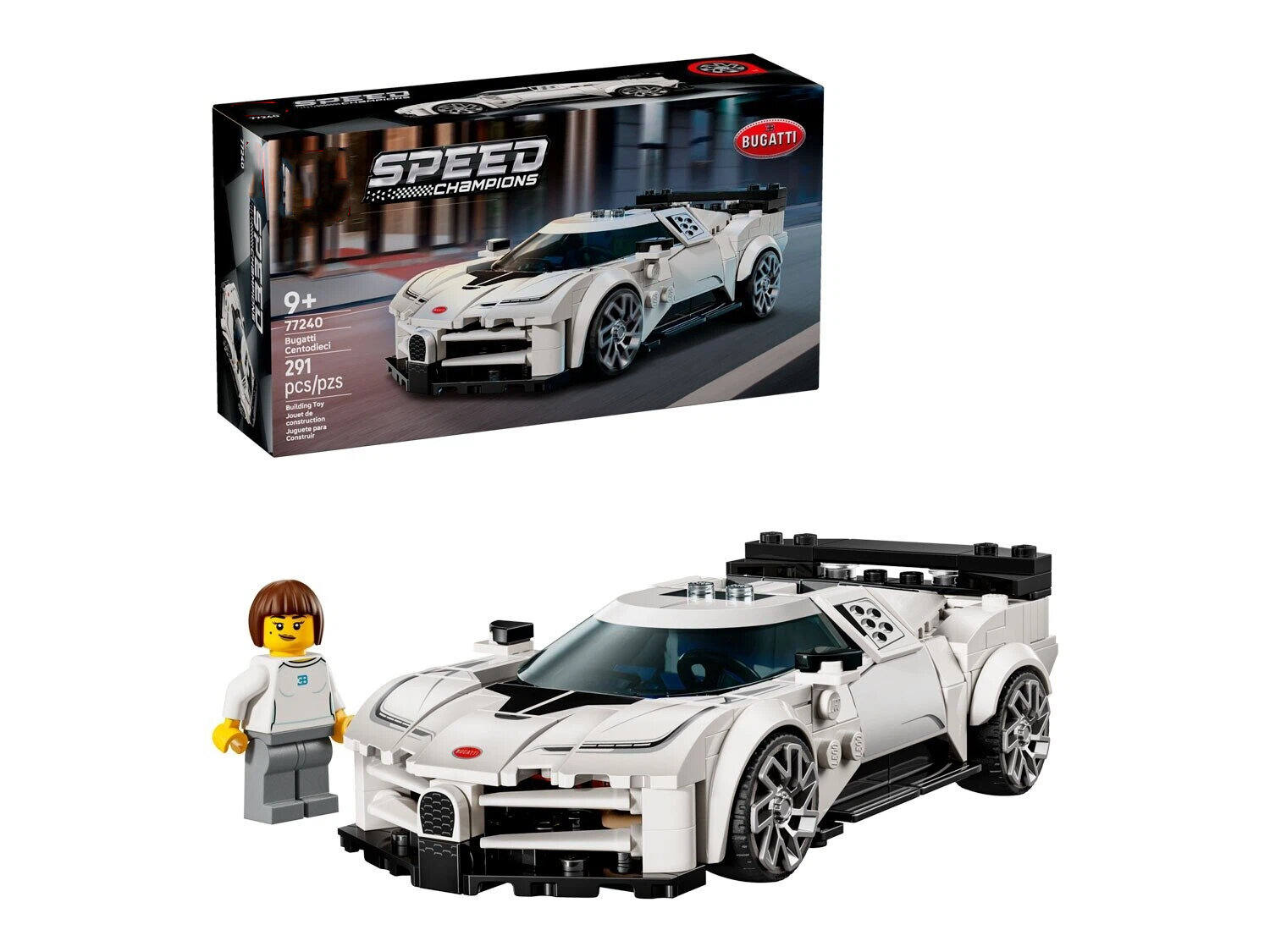 Конструктор Speed Champions 77240 Автомобиль Bugatti Centodieci, 291 дет. Конструктор Speed Champions 77240 Автомобиль Bugatti Centodieci, 291 дет.