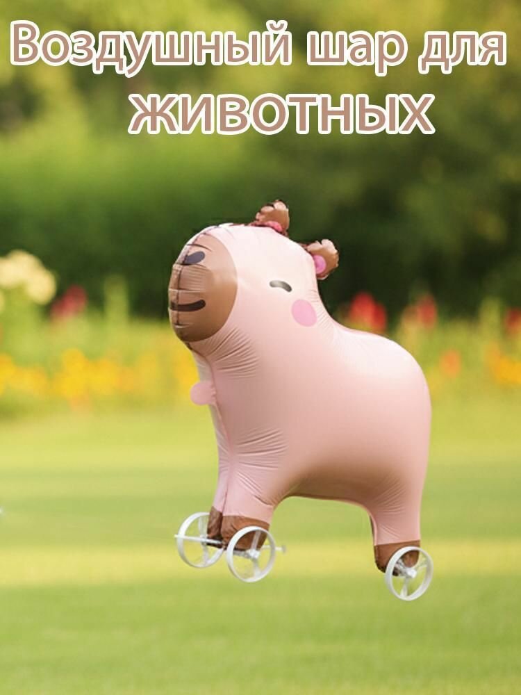 Воздушные шарики в форме животных для детей с колесами