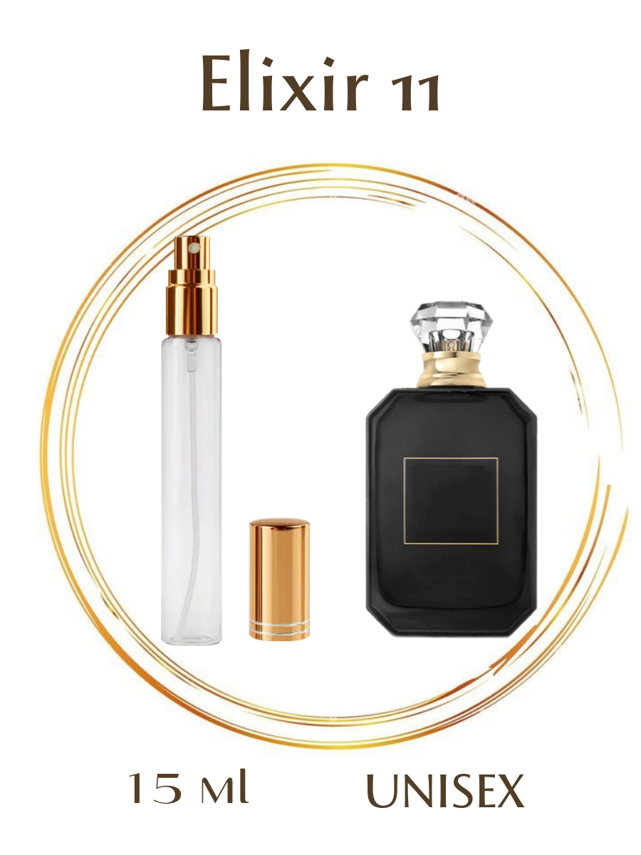 Духи парфюм Elixir 11 спрей 15 мл унисекс, цветочные, фруктовые