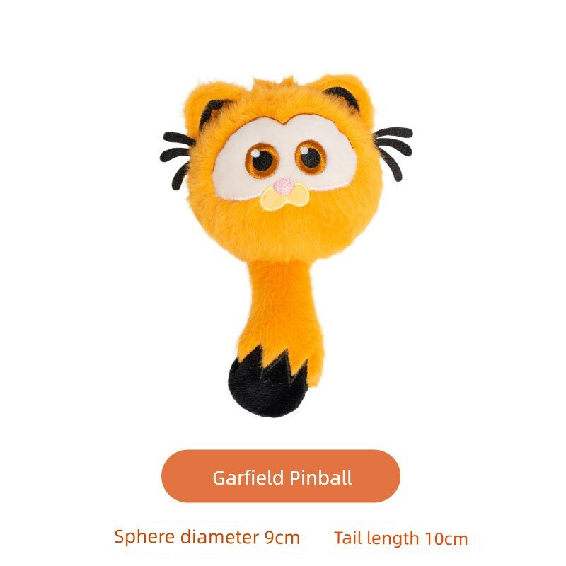 Игрушка-конус для кошек Paisiwei Garfield Cat, из хлопкового каната, для скрытия лакомств, снимает скуку, для кошек и