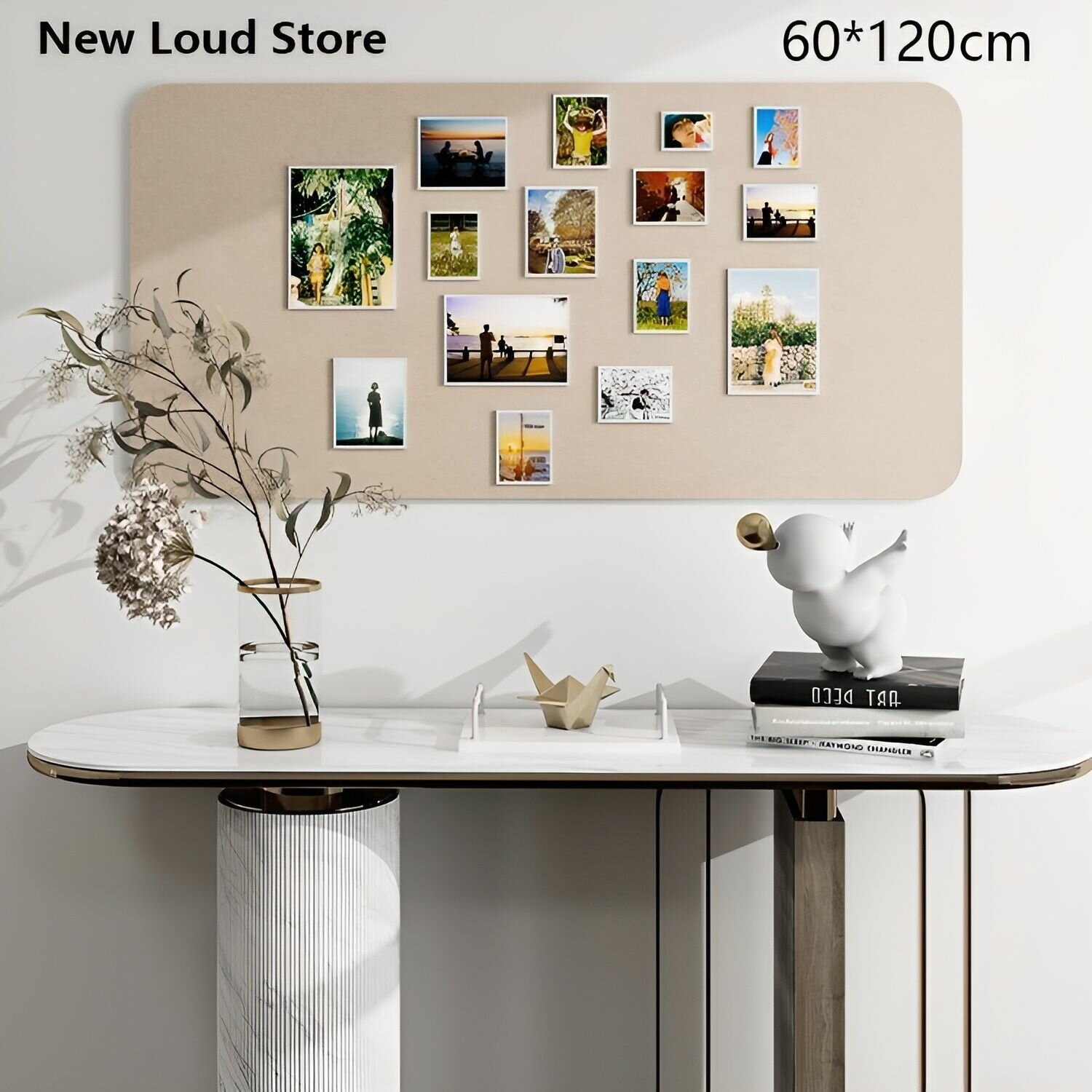 Доска пробковая, Войлок С булавкой/наклейкой 60*120 cm