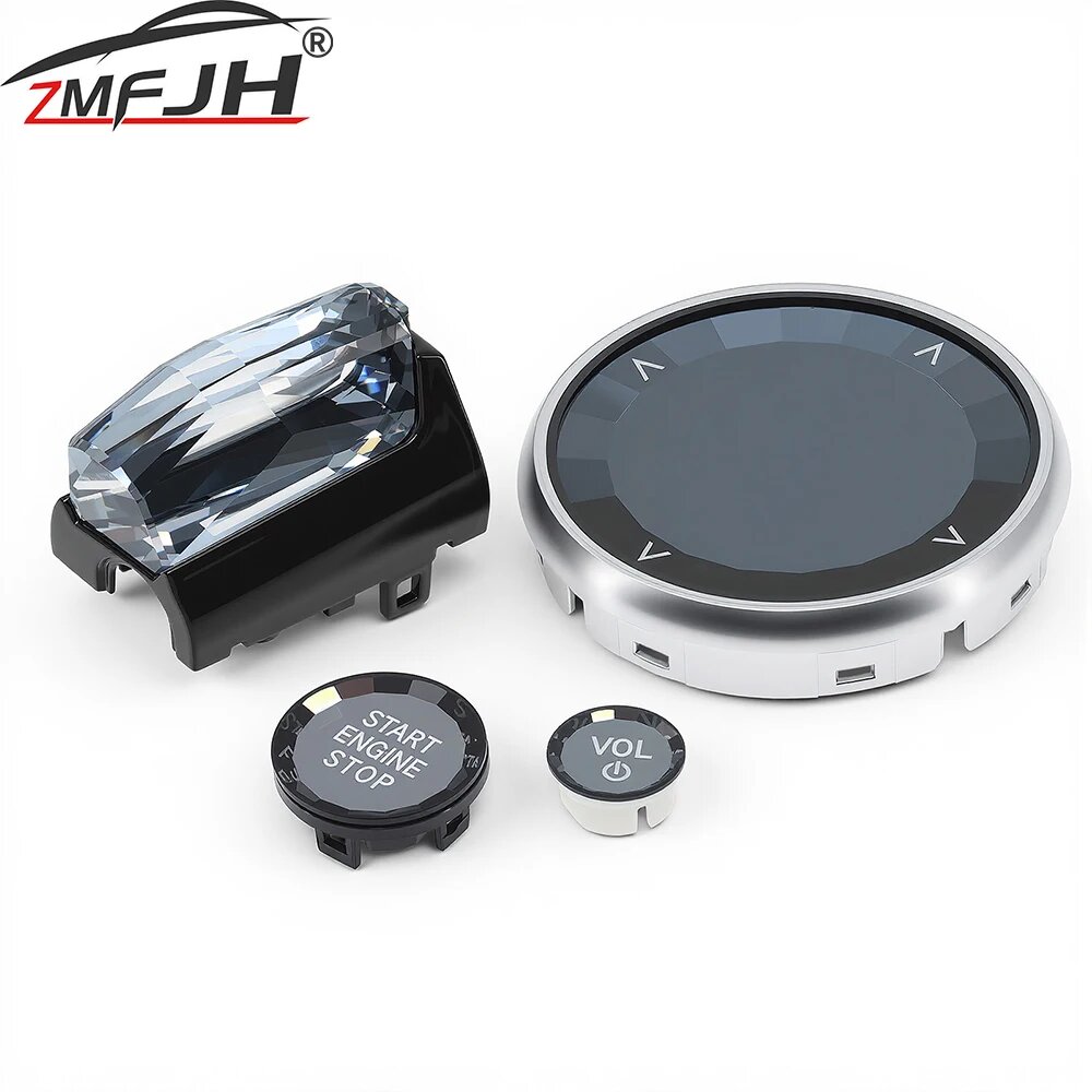 Набор из 4 шт, набор ручек переключения передач с кристаллами для BMW F44 F45 F46 G20 G21 G22 G23 G26 G28 2023-2025, автомобильные аксессуары