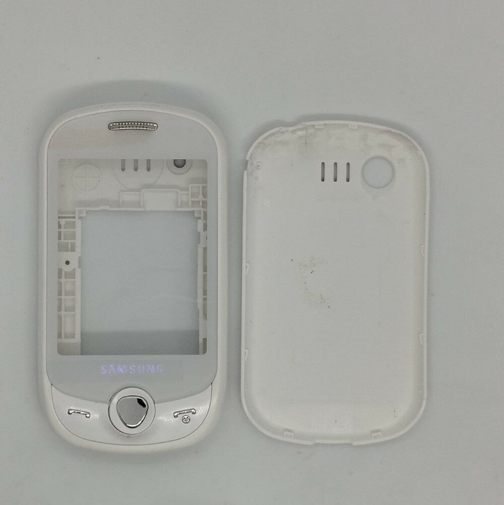 Корпус для Samsung C3510 + средняя часть + клавиатура (белый)