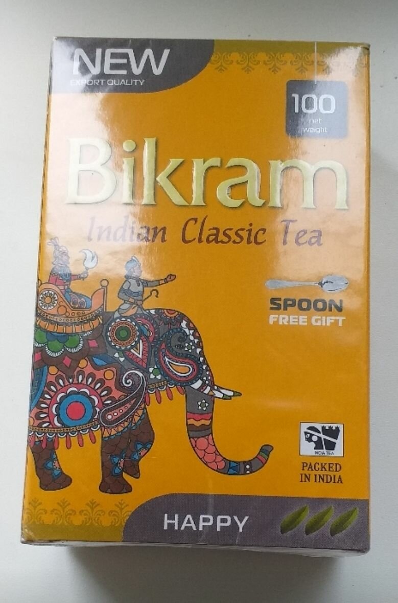 Индийский чай Бикрам "Счастье" чёрный 100г Индия