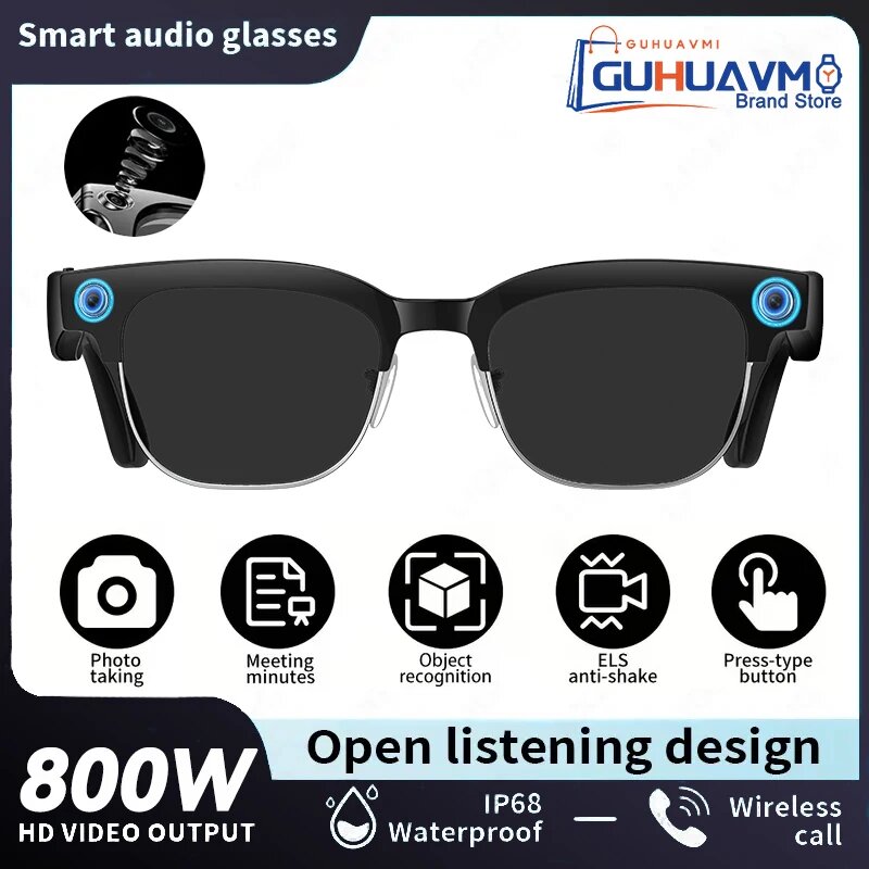 GUHUAVMI W630 Умные очки-гарнитура, черные