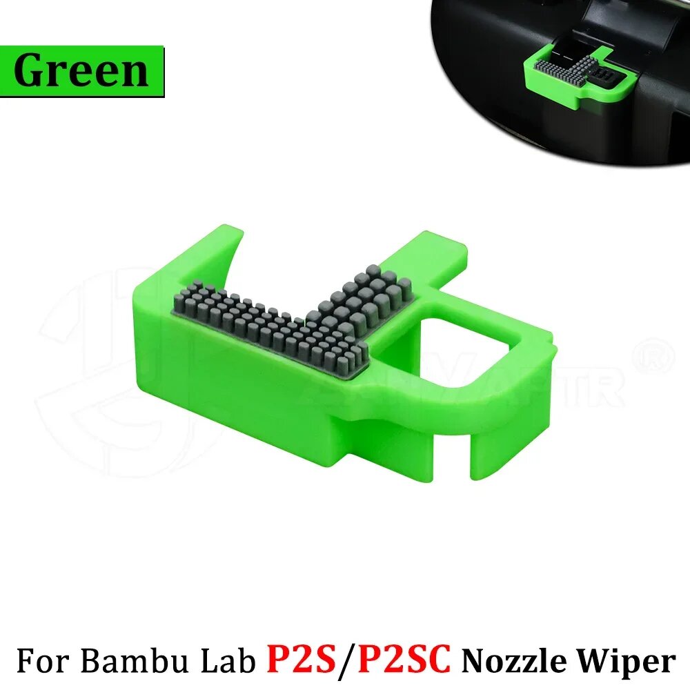 Силиконовая щетка для чистки сопла Bambu Lab P2S/P2S Green