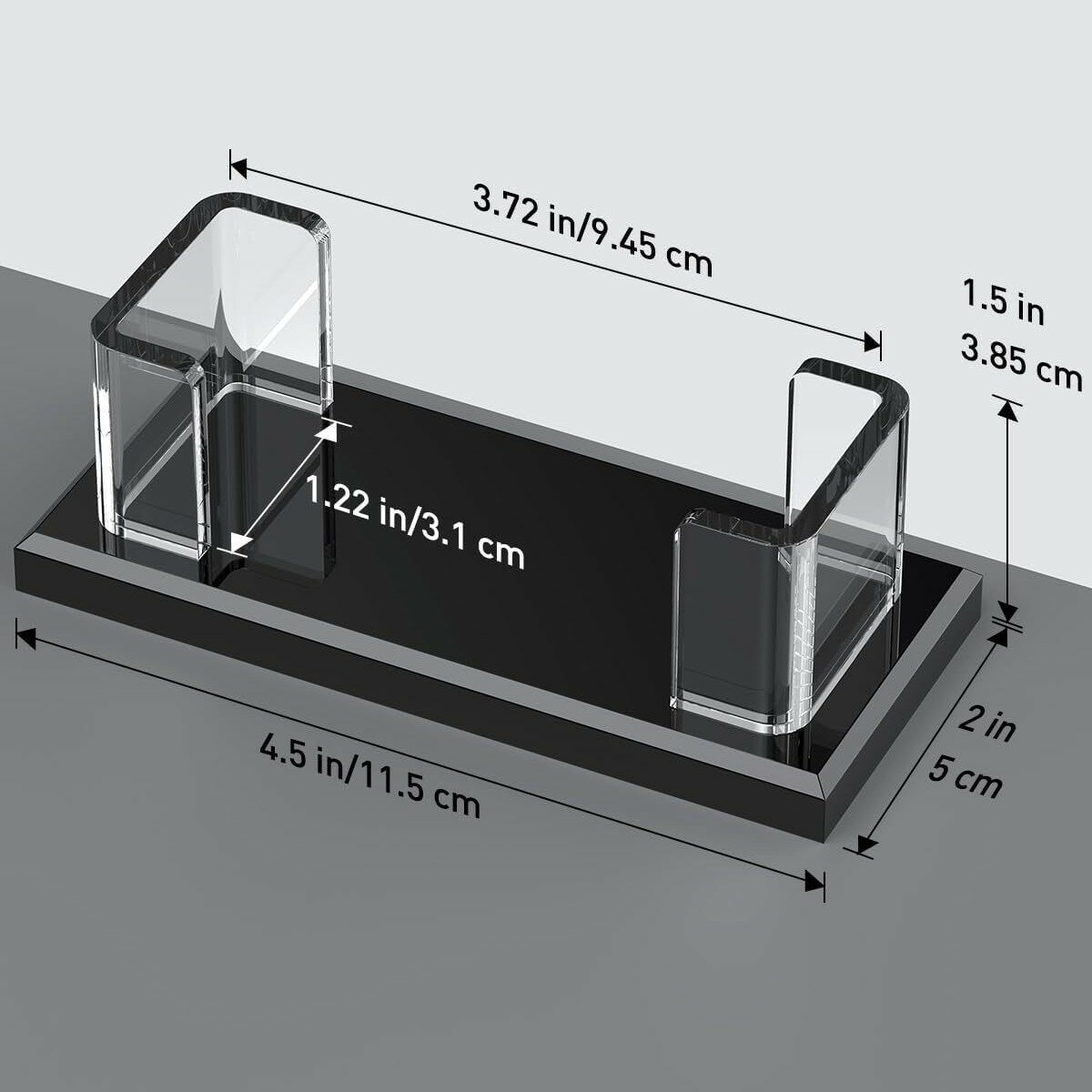 Кросс-бордерный акриловый держатель для визиток, выставочный настольный прозрачный ящик для хранения карт, высококачественный держатель для визиток на стойке регистрации