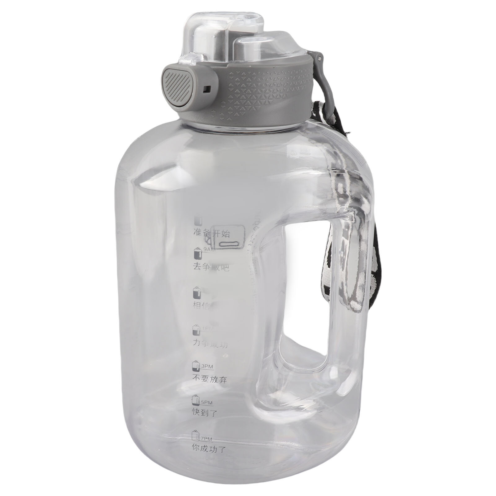 Портативная Бутылка Для Воды Большой Емкости 1.7 Л, Утолщенный Пластиковый Контейнер для Питьевого Чайника для Занятий Спортом и Фитнесом, Ежедневное Использование