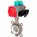 Затвор DN.ru 316L-316L-PTFE Ду80 Ру16, с пн. прив. DA-083, пн. распред. PND2-220...