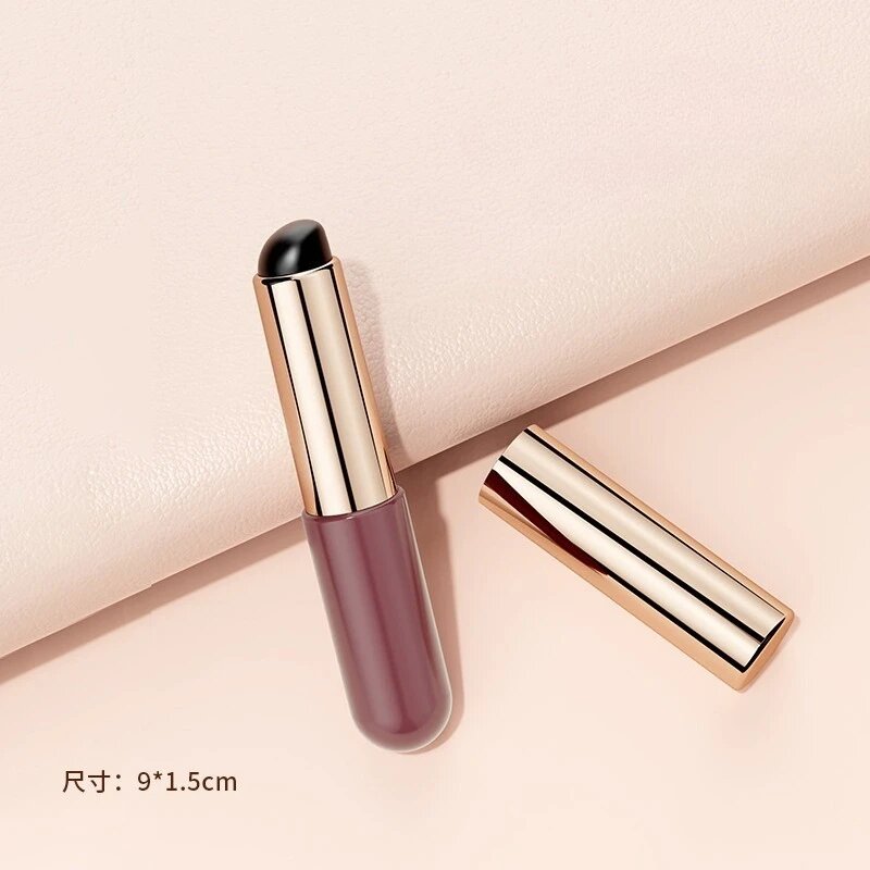 Силиконовая кисть для дизайна ногтей, многоразовая зеркальная пудра, пигмент, маникюрный инструмент, градиентный эффект, силиконовый аппликатор для дизайна ногтей