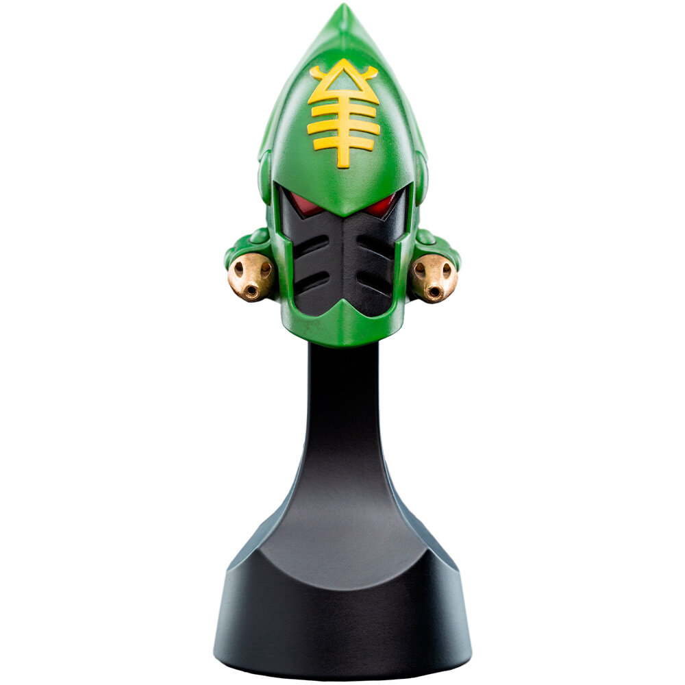 Статуэтка по вселенной Вархаммер 40к, копия шлема Жалящих Скорпионов от Вета Воркшоп