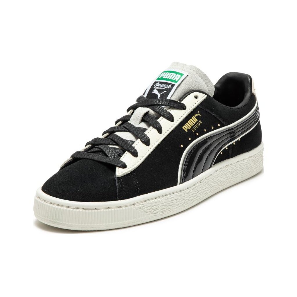 Кроссовки PUMA Suede, размер EU 37.5 стопа (23.5CM), черно-белый — фото 1