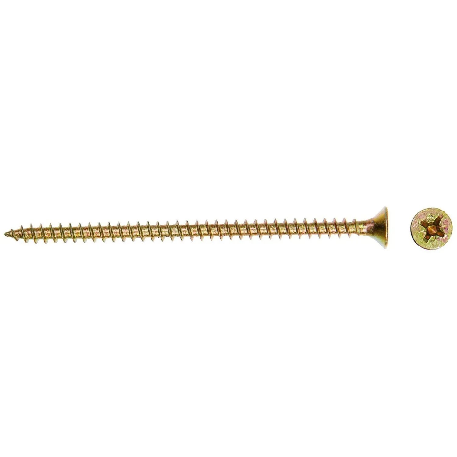 Саморезы универсальные 90х6.0 мм (50 шт/уп) желтые Zitar (102274)