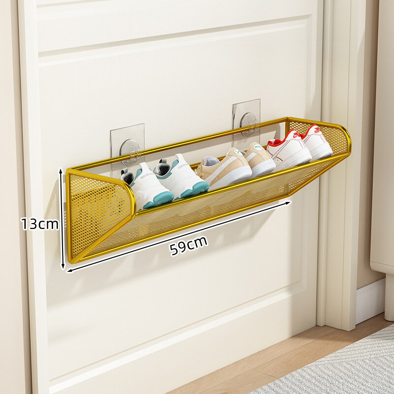 Входная обувная полка для дома, многоярусный обувной шкаф для дверного проема, решение для хранения в ванной, настенная маленькая обувная полка