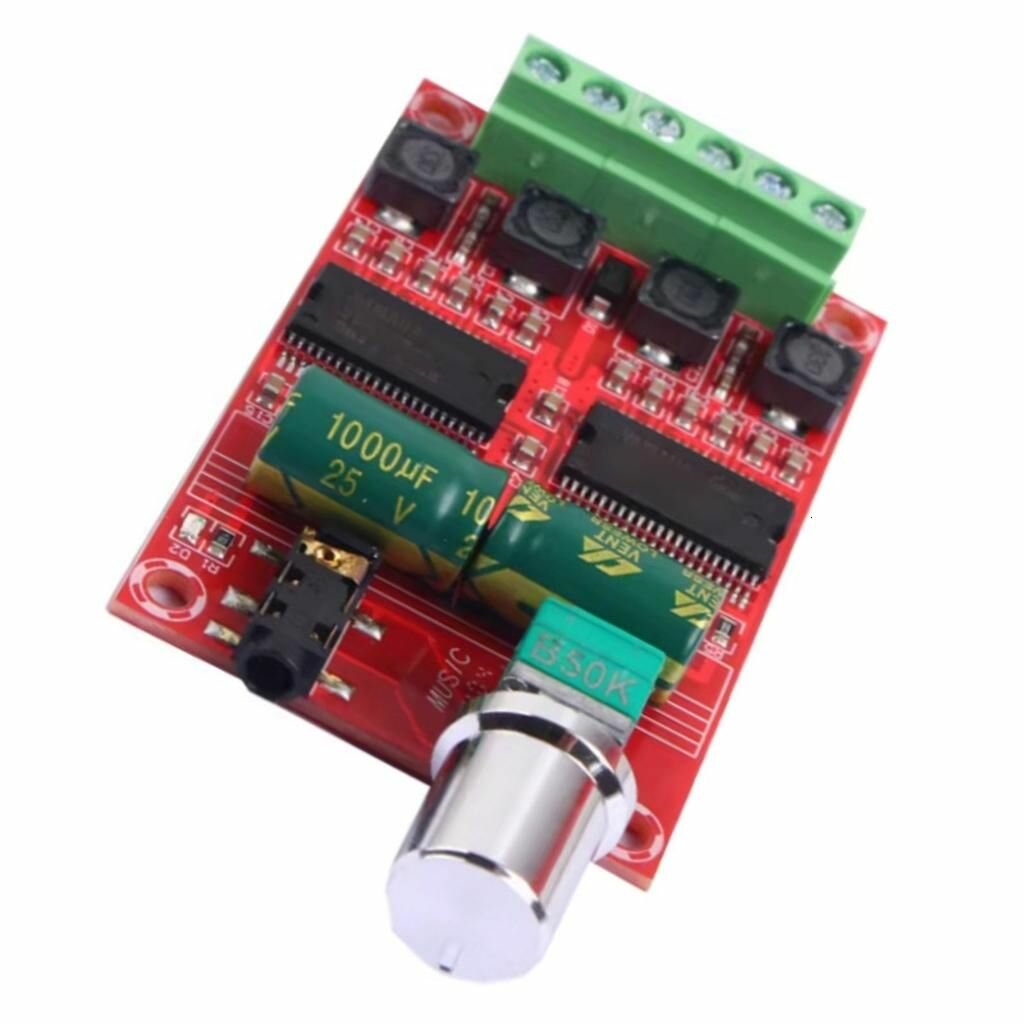 Портативный стерео усилитель 20Вт+20Вт