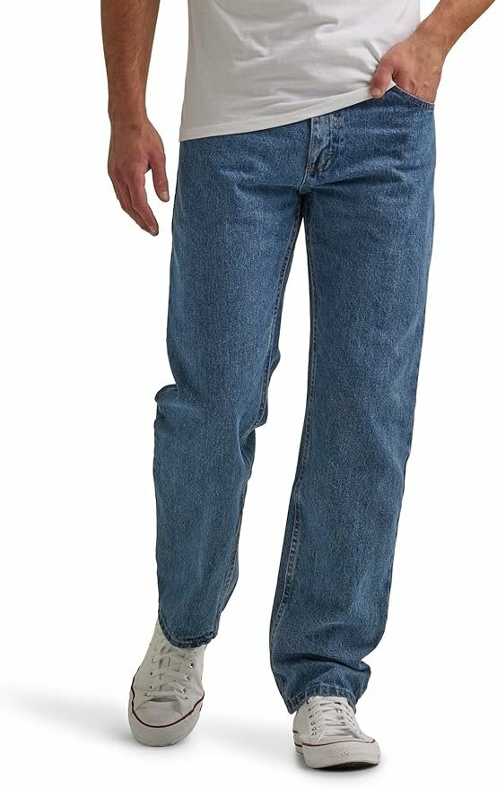 Джинсы классические Authentics Men's Classic 5-pocket Regular Fit Cotton Jean 