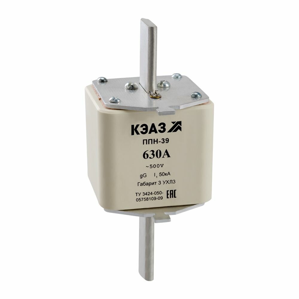 Вставка плавкая ППН-39-x3-3-630а-УХЛ3-КЭАЗ