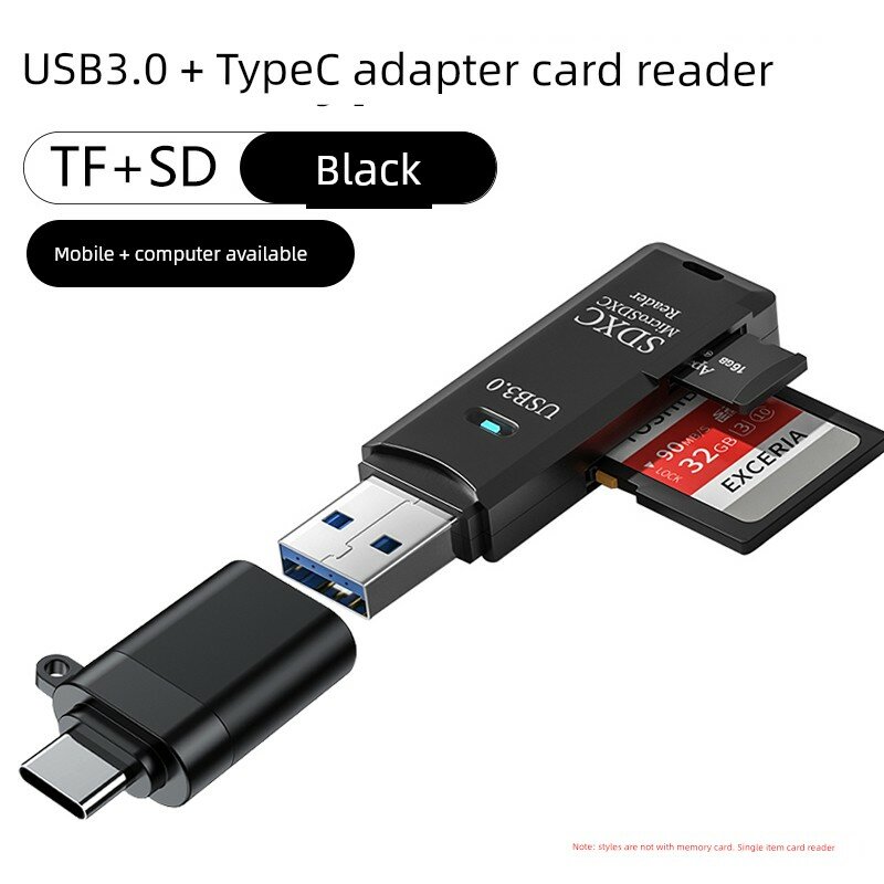 Устройство для чтения карт SD, USB3.0, высокоскоростное, многофункциональное, универсальное, OTG, универсальное для