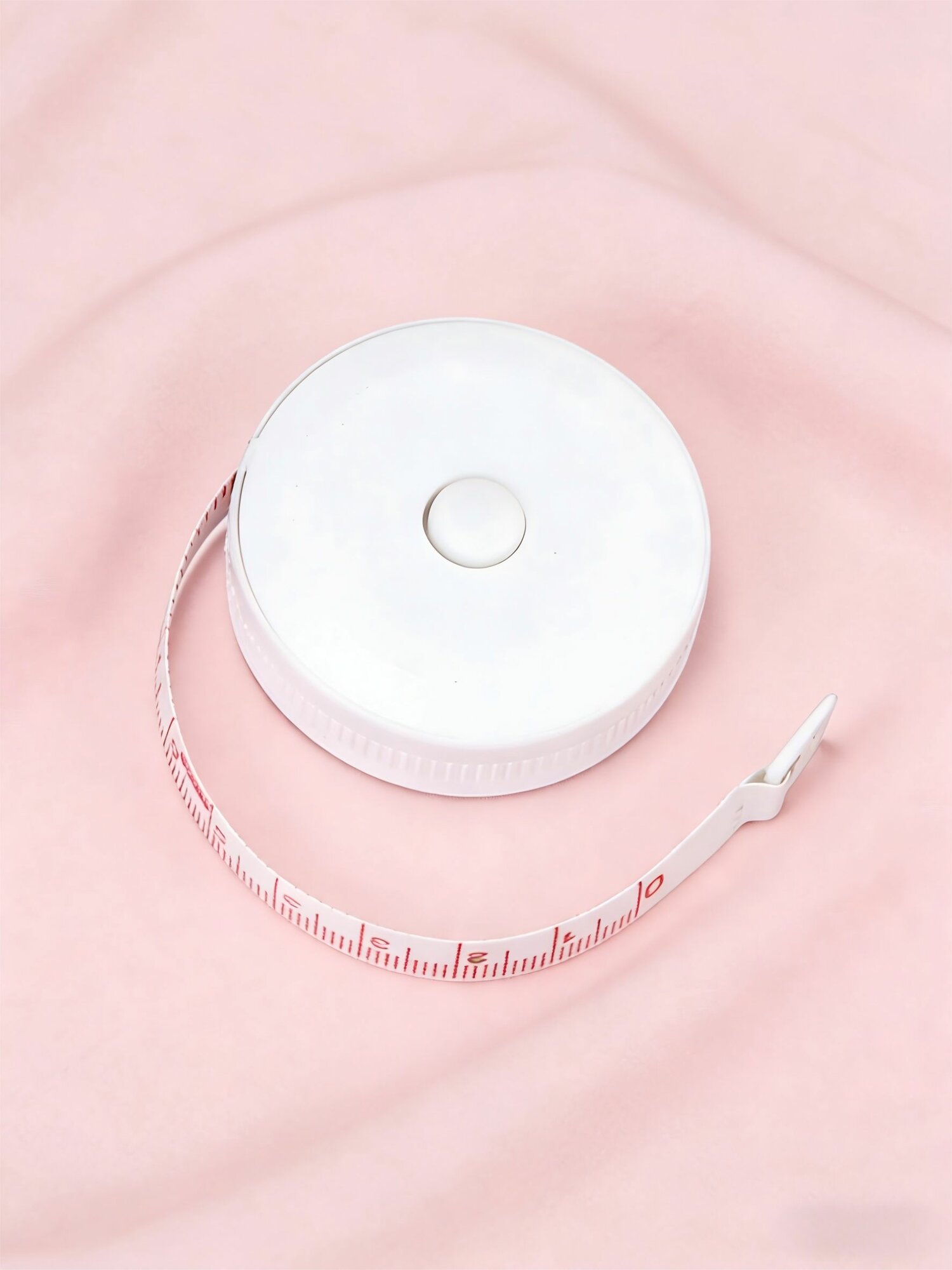 Рулетка- лента швейная портновская,1.5 метра, цвет белый