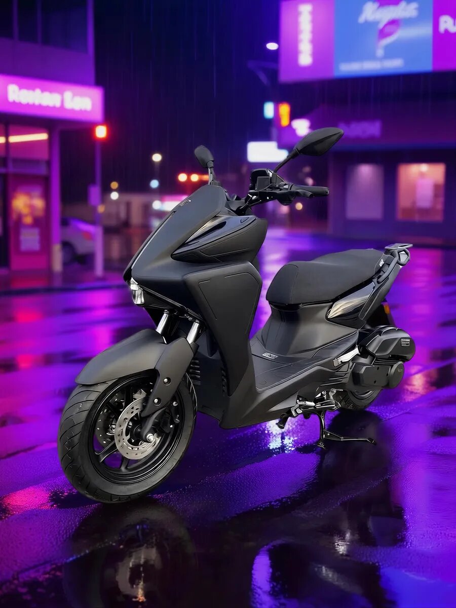 Скутер VMC CYCLONE 49 (170) см3, CBS, черный матовый