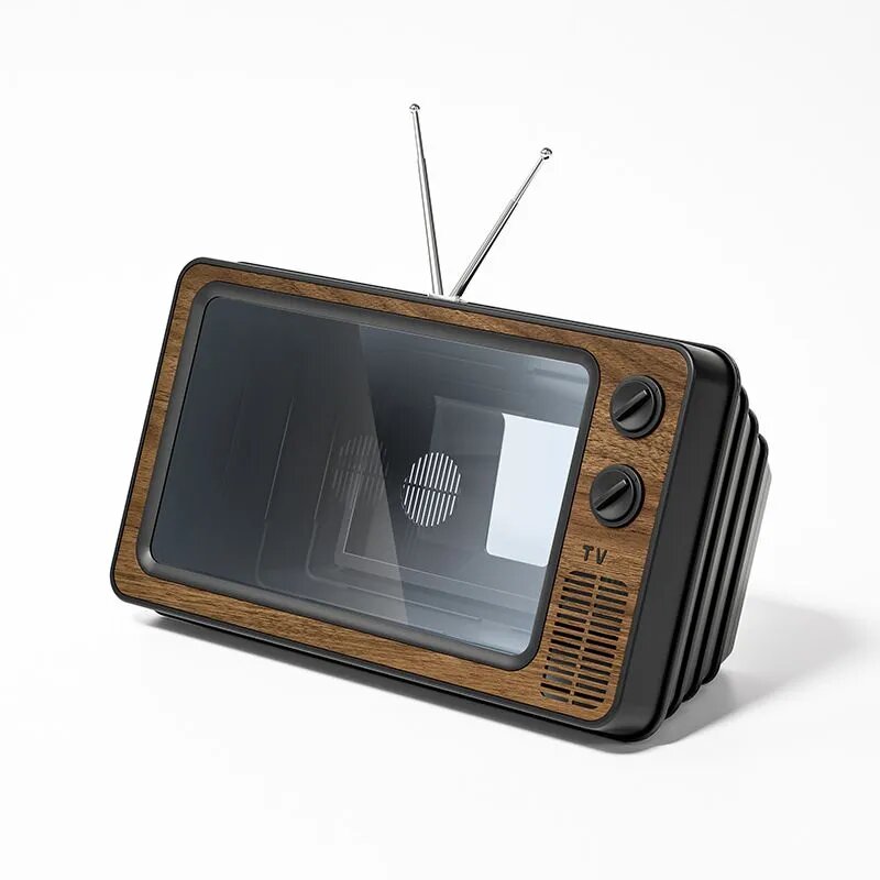 12-дюймовая экранная лупа для телефона, Ретро-модель телевизора, 3D HD увеличитель для фильмов, видео, игр, подходит для всех смартфонов