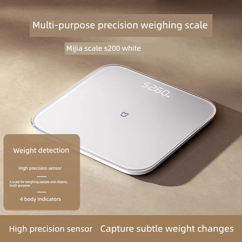 Xiaomi S200 Умкие весы для измерения веса, белый - точное цифровое измерение веса для дома