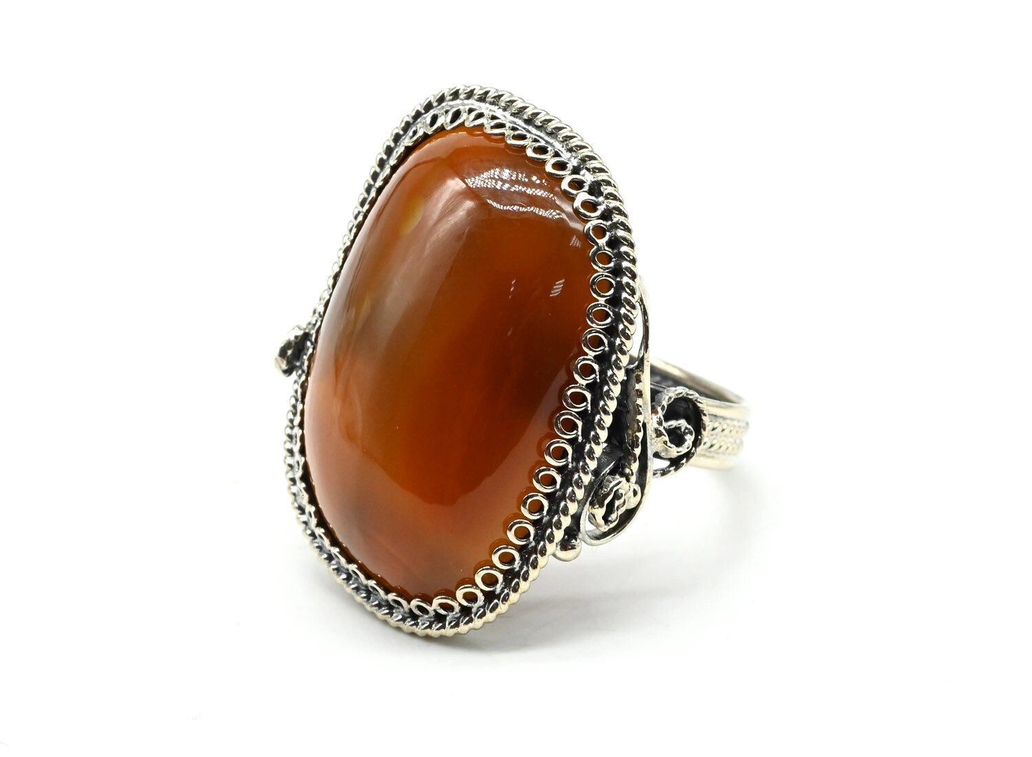 Кольцо, сердолик