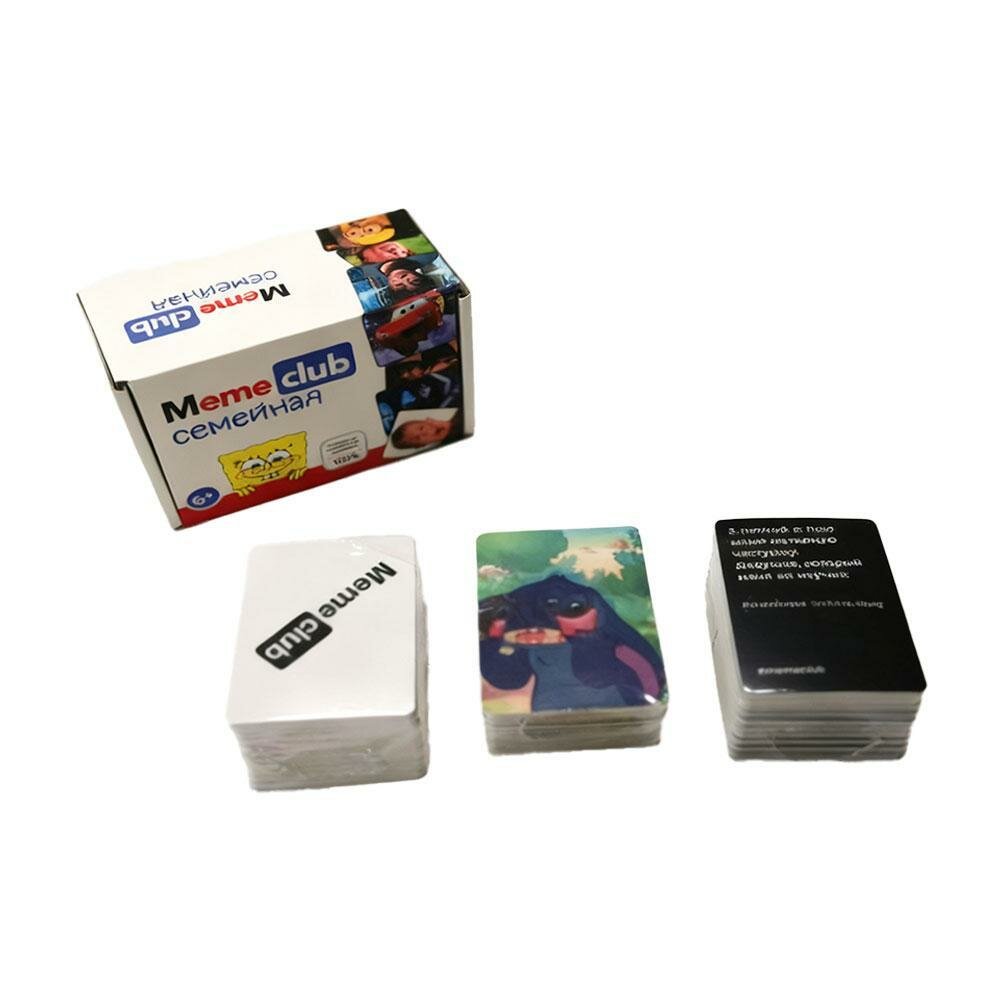 Настольные игры Memeclub мемы для компании взрослых подростков