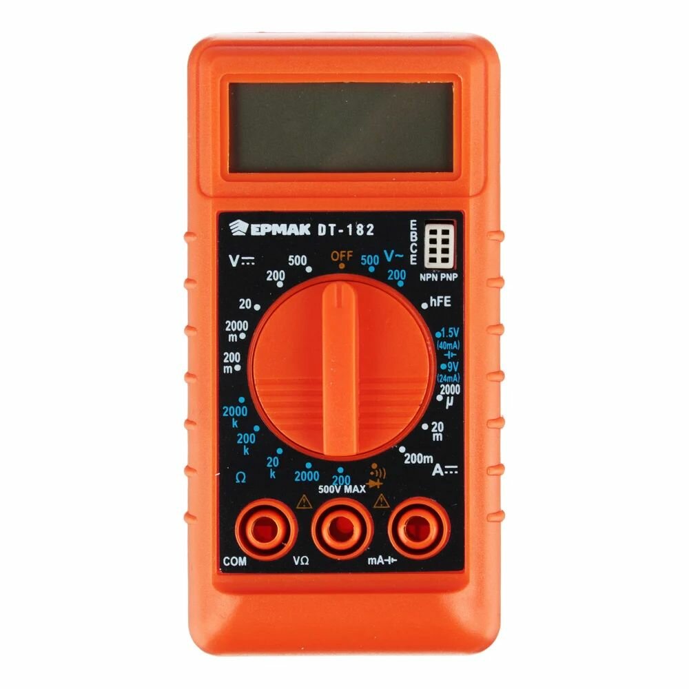 Цифровой мини-мультиметр ермак DT-182 660-001