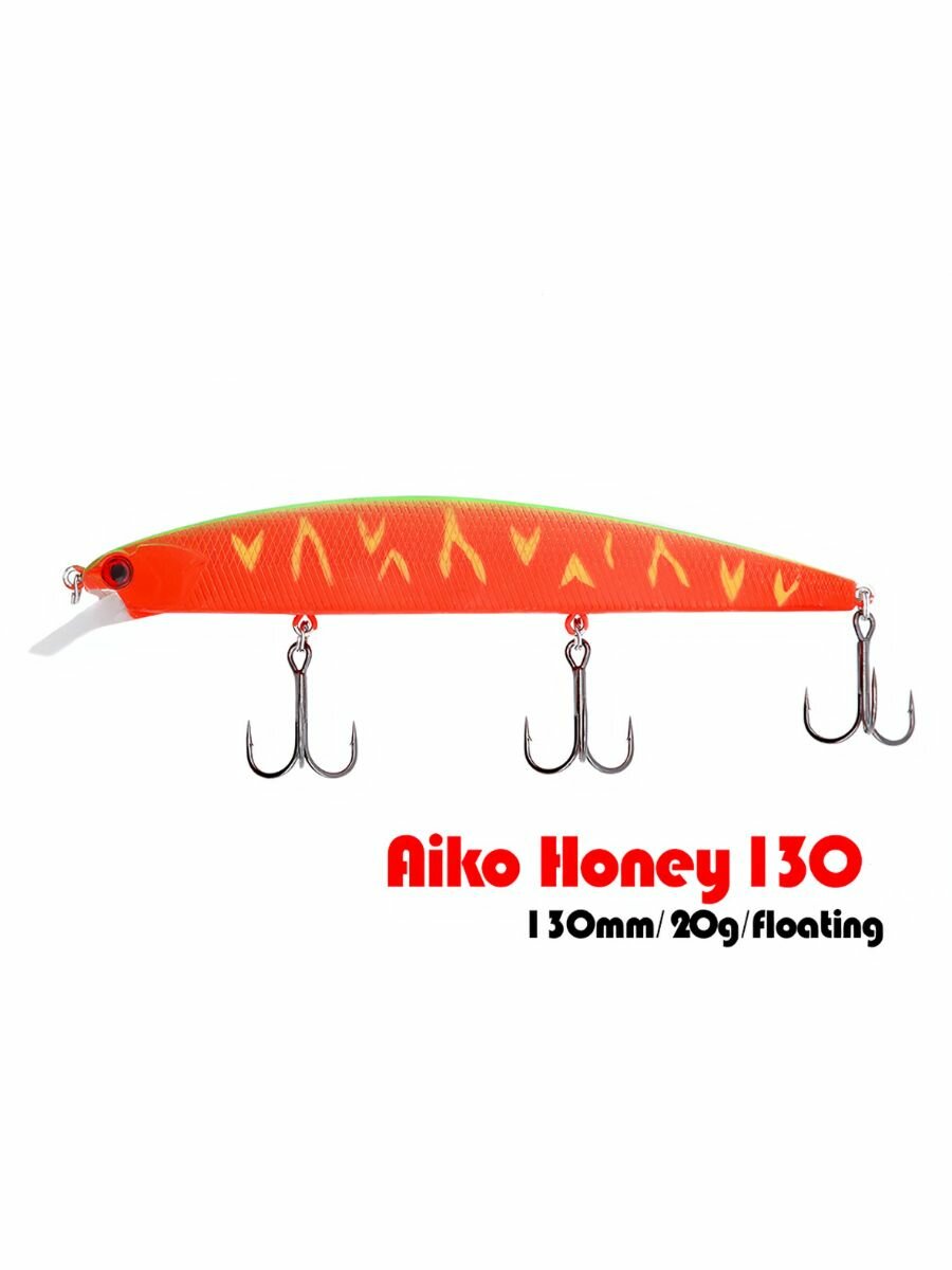 Воблер Aiko Honey 130F 048 минноу плавающий