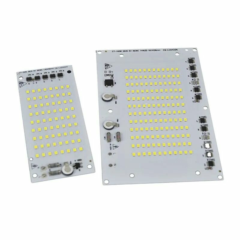 AC220V Светодиодная матрица,100 ВТ, LED, холодный белый, Подходит для прожекторов