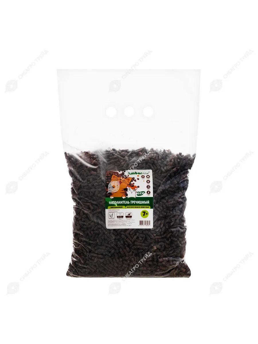 Наполнитель Ambar Гречишный впитывающий, 7л.