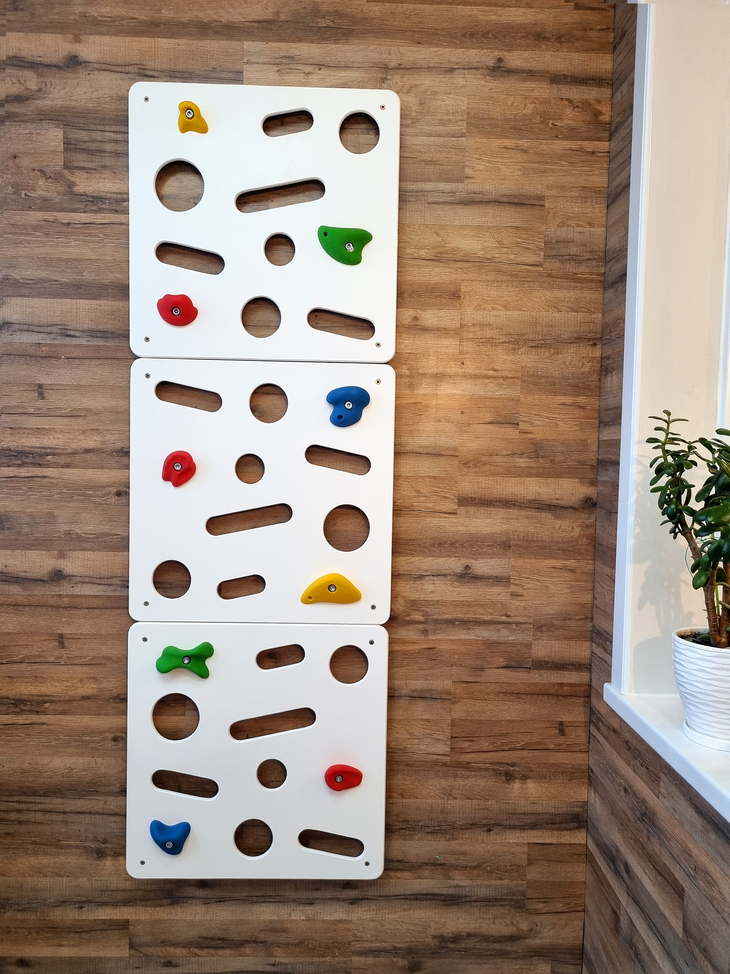 Домашний скалодром Хватамба, 4 панели 60x60 см, белый