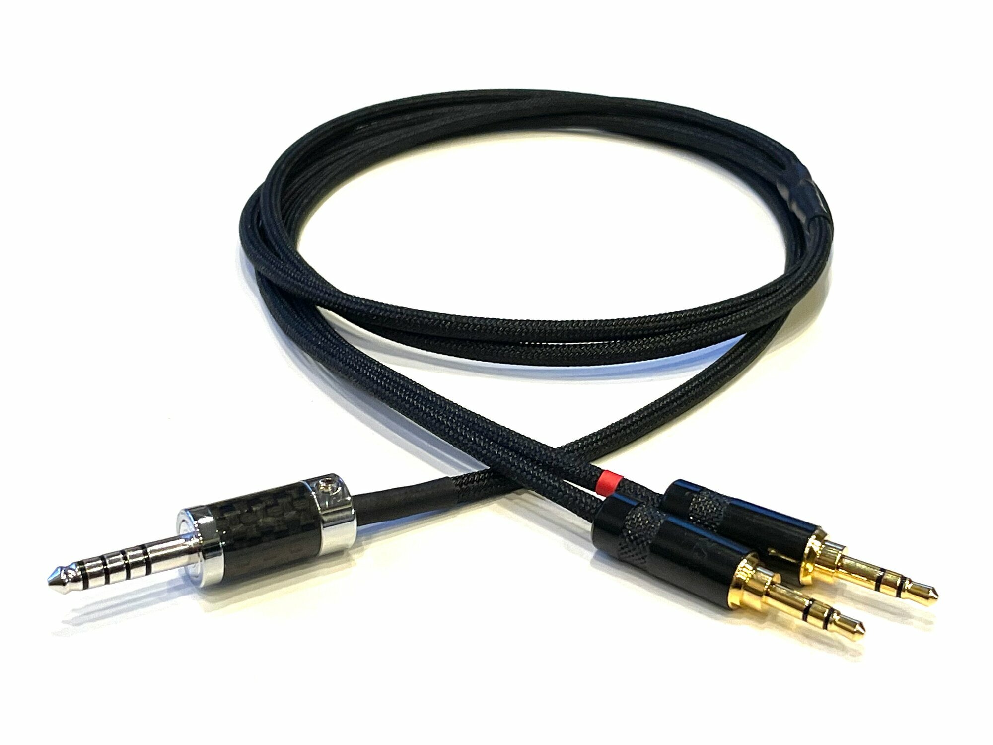 Кабель балансный авторский 2.5м для HiFiMan Kennerton Denon JVC с Jack 4,4mm Pentacon