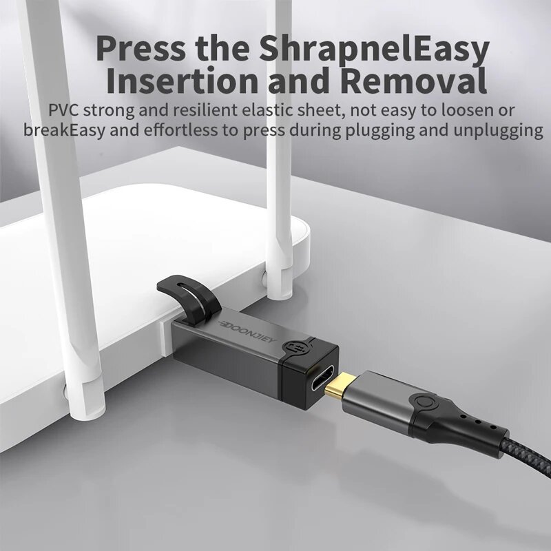 DOONJIEY USB-C на RJ45 Ethernet адаптер — фото 1