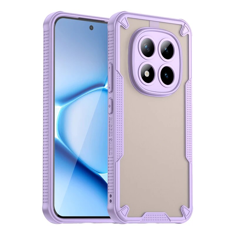 Полупрозрачный матовый бронированный чехол для Redmi Note 15 Pro Plus, матовый чехол для Redmi Note 15 Pro, чехол для Redmi Note 15 Pro Plus