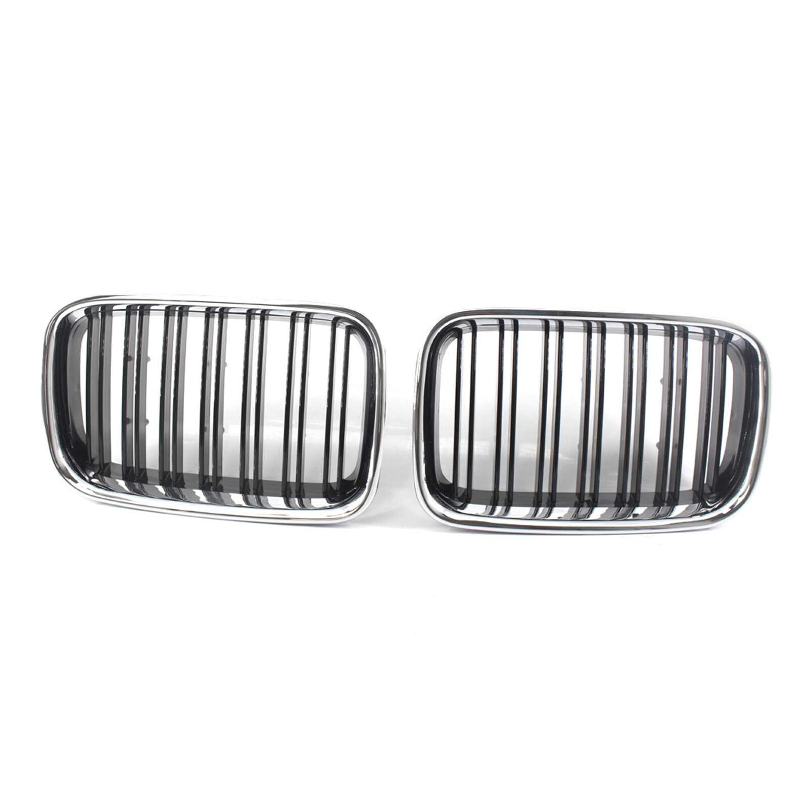 Решетка Радиатора: Глянцево-Черный ABS Пластик Для BMW E36 - Стильный Внешний Вид И Быстрая Установка Без Сверления Комплект Передних Грилей Для Замены