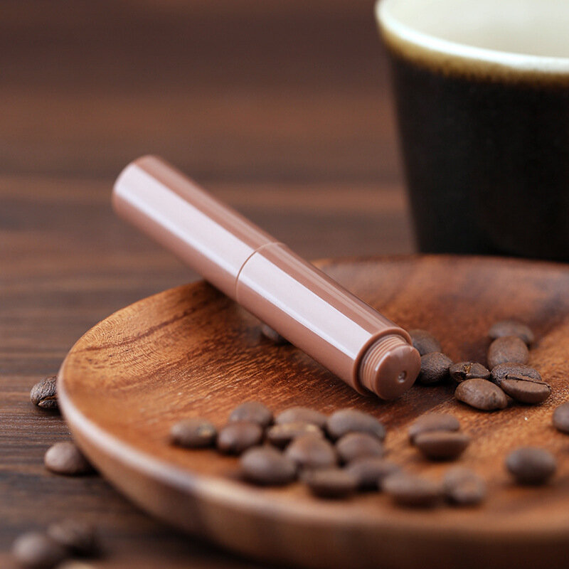 MAJOHN Второе поколение прозрачной ручки с эффектом звездного неба, макарон, мелад, коричневая мини-ручка для кармана