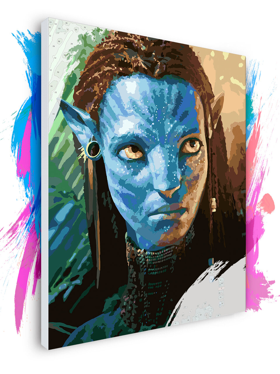 Картина по номерам на холсте Аватар 3 - Нейтири, 60 х 80 см