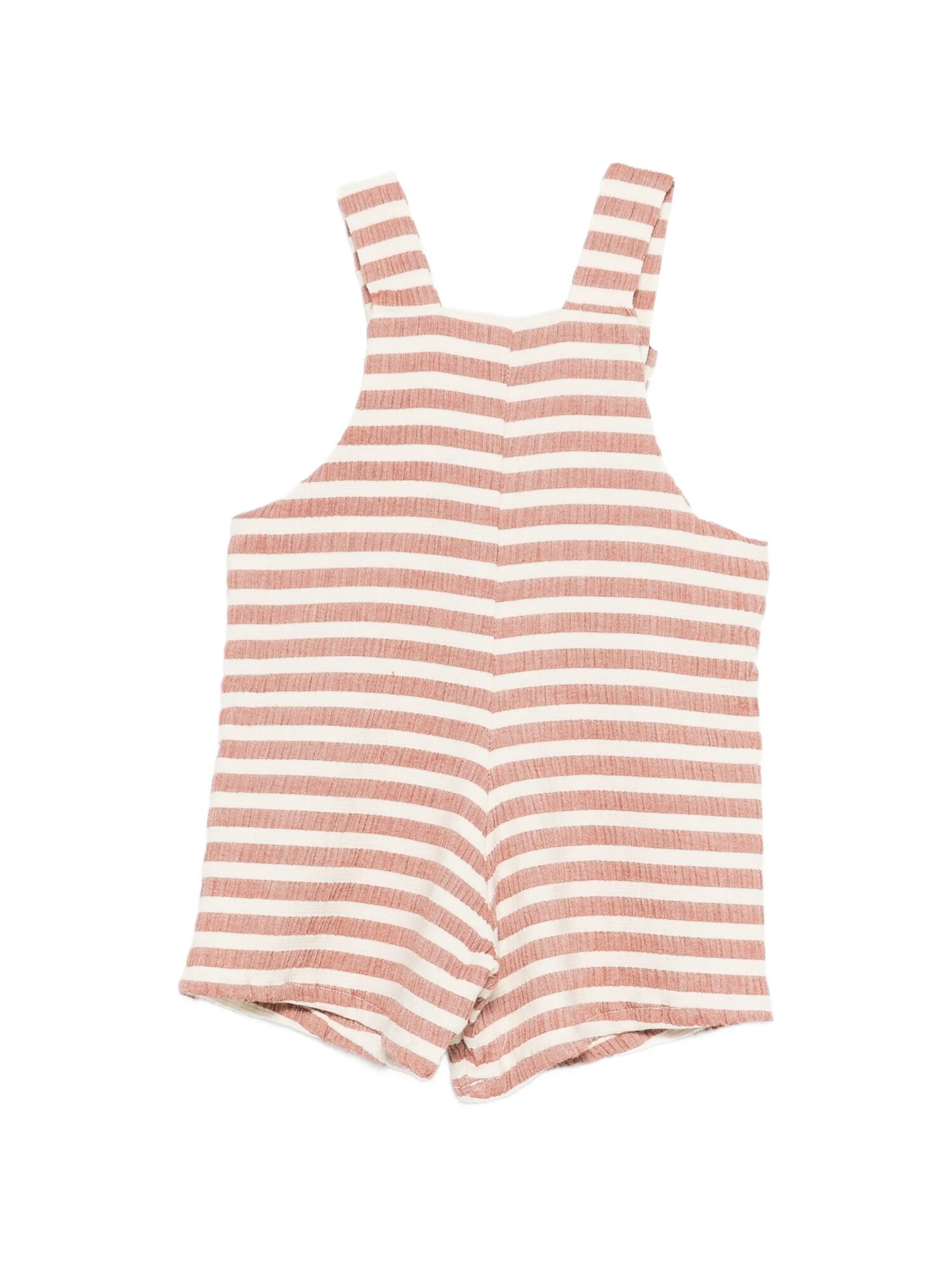 Комбинезон DONSJE Striped button dungarees, размер 92, коричневый — фото 1