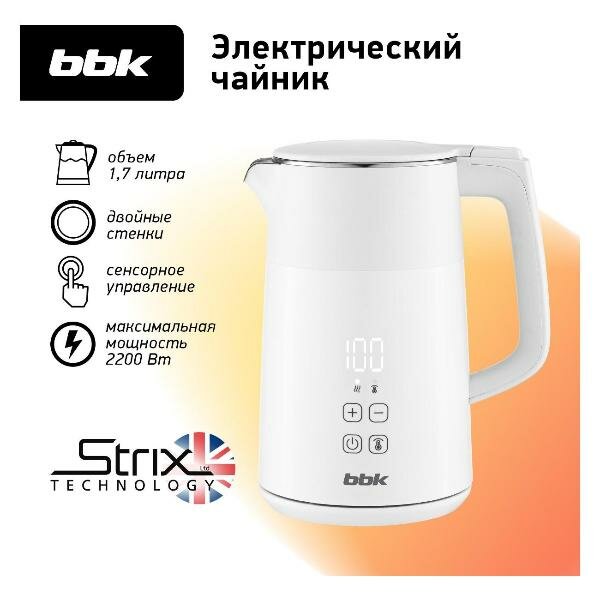 Электрочайник BBK EK1704 (W)