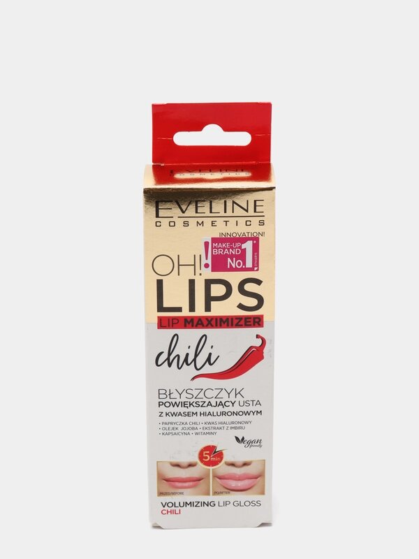 Eveline Cosmetics Блеск для увеличения объема губ чили OH! MY LIPS, 4,5 мл