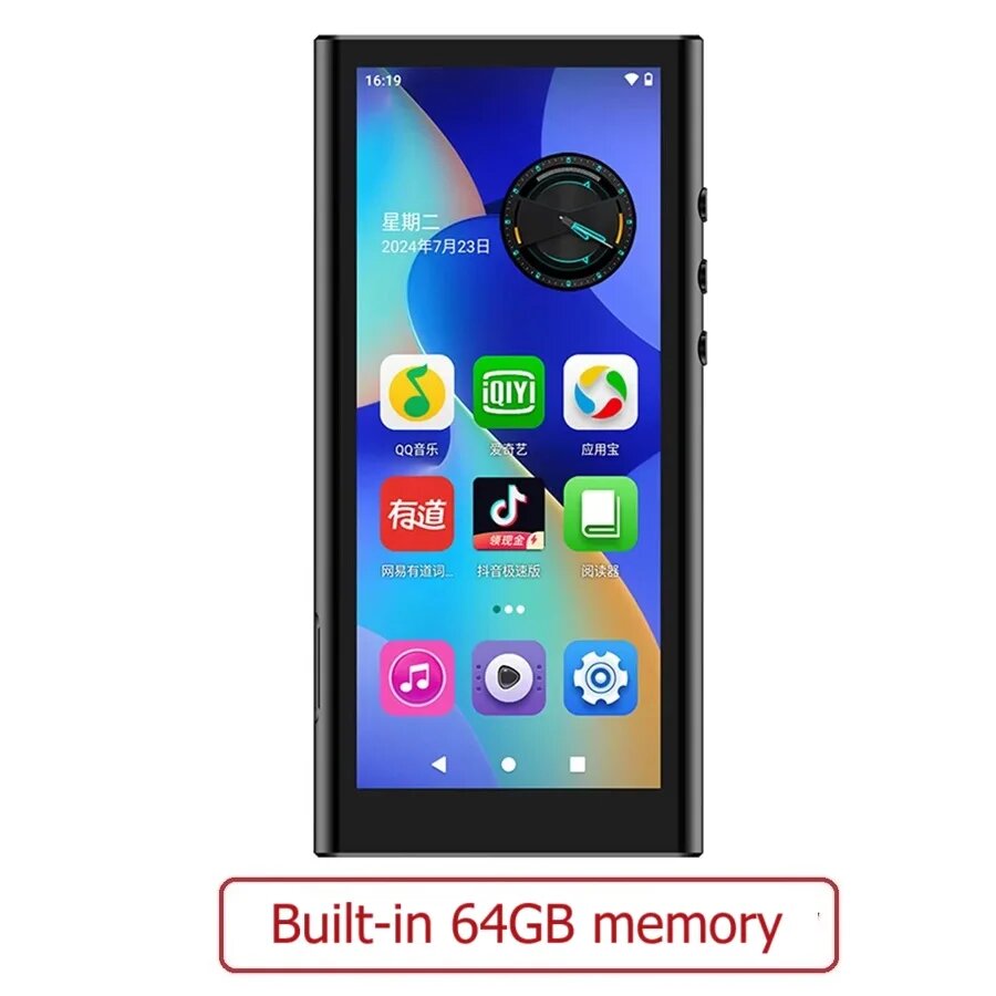 RUIZU H12 MP3-плеер 4+64 ГБ built-in 64GB
