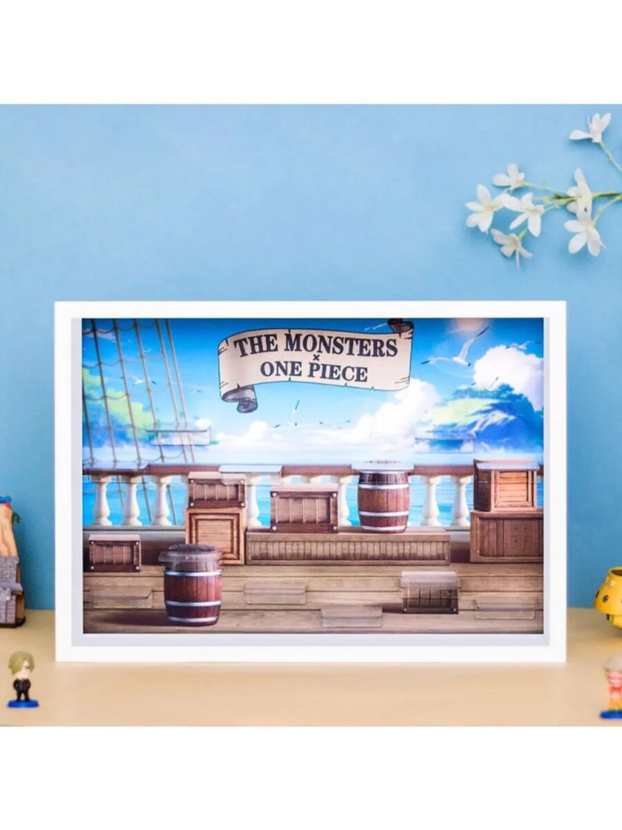 Дисплей-бокс One Piece (Фоторамка 12 - Белый, без фигурки)