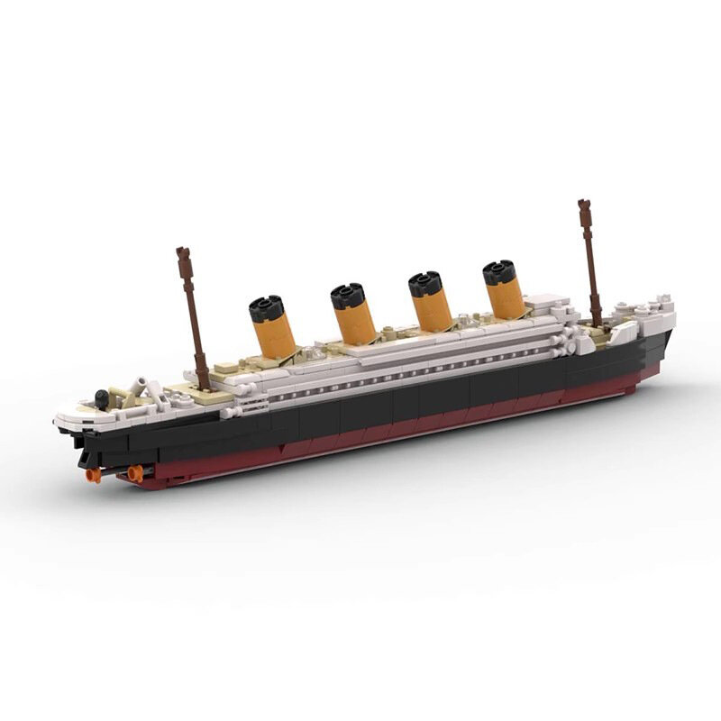 Набор строительных блоков MOC-77925, украшения серии круизных лайнеров R.M.S Titanic