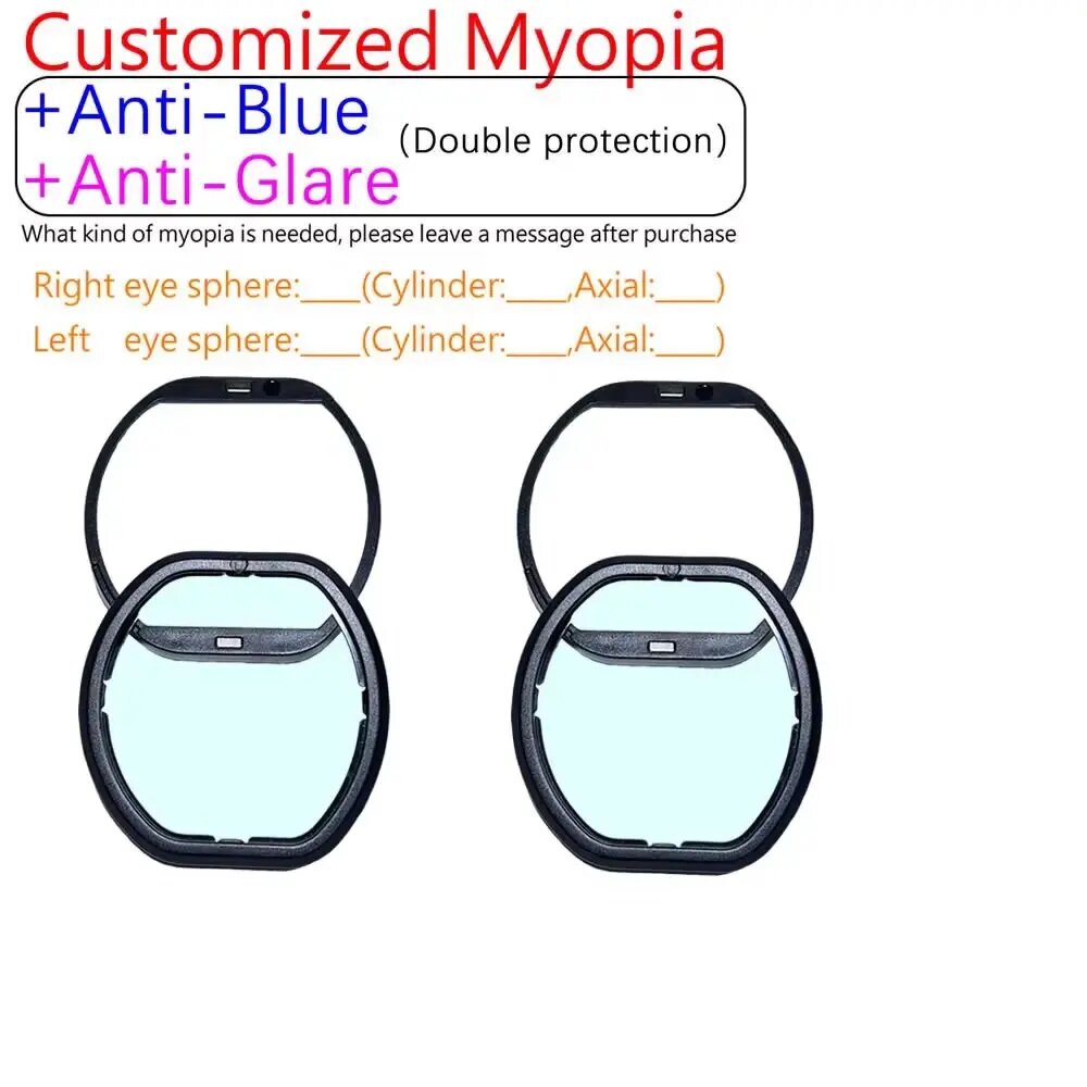 Магнитные линзы для близорукости CMOTPETB для PS VR2 Anti-Glare Anti-Blue